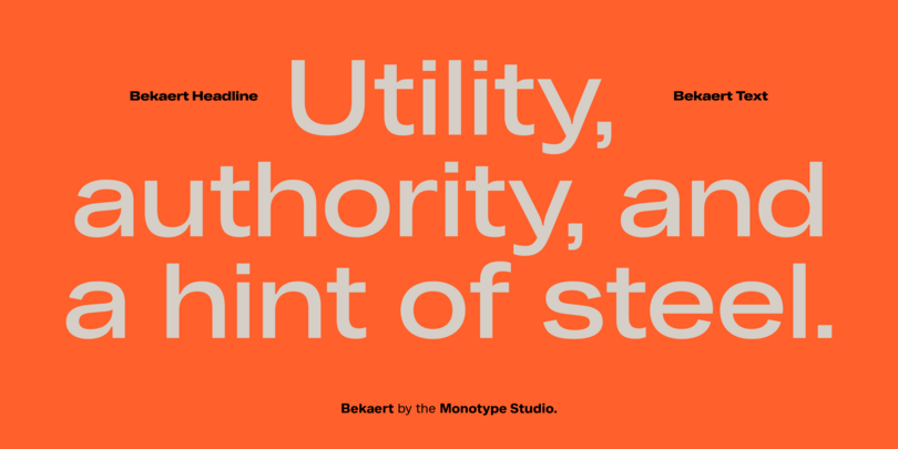 Custom Typeface Design: Monotype’s Solution for Bekaert