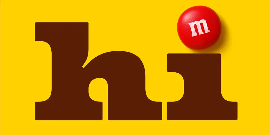 A Playful New Typeface That Reflects the Joy of M&M'S | Monotype.