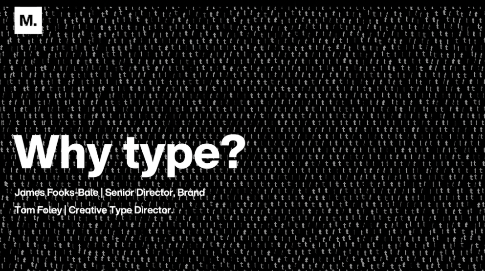 Webinar: Why Type? The Role of Type in Branding. | Monotype.