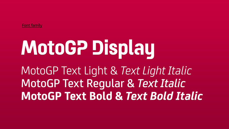 Portfolio_MotoGP | Monotype.
